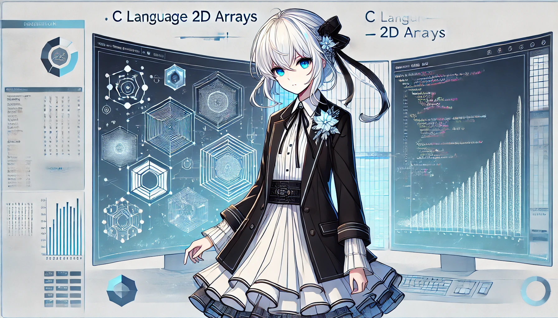 Belajar Array 2 Dimensi di C: Panduan Dasar hingga Contoh Praktis - C言語 ...